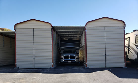 Covered and Fully Enclosed RV Storage – Davenport Storage